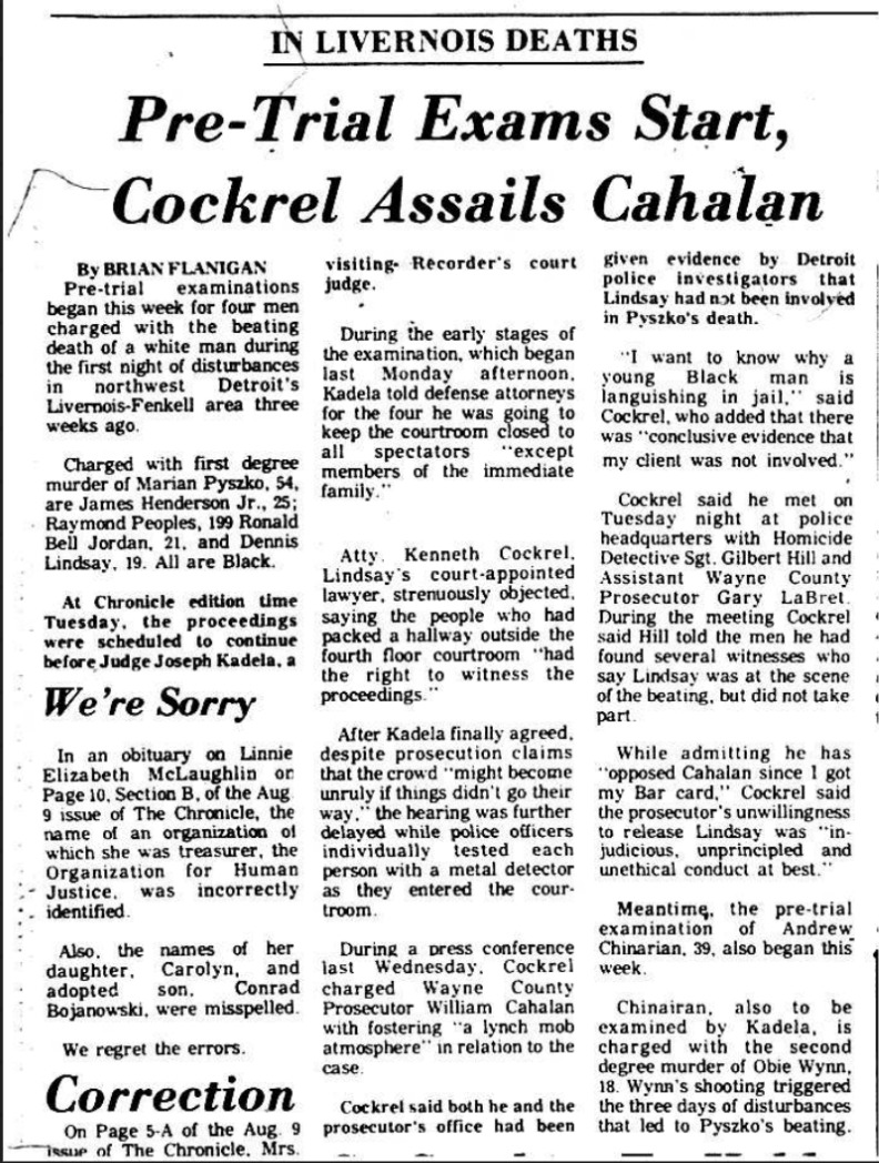 Michigan Chronicle Cockrel and Cahalan · Crackdown: Policing Detroit ...